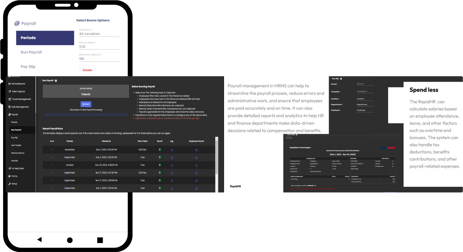 Employee Payroll Software | HR Management Software - RapidHR